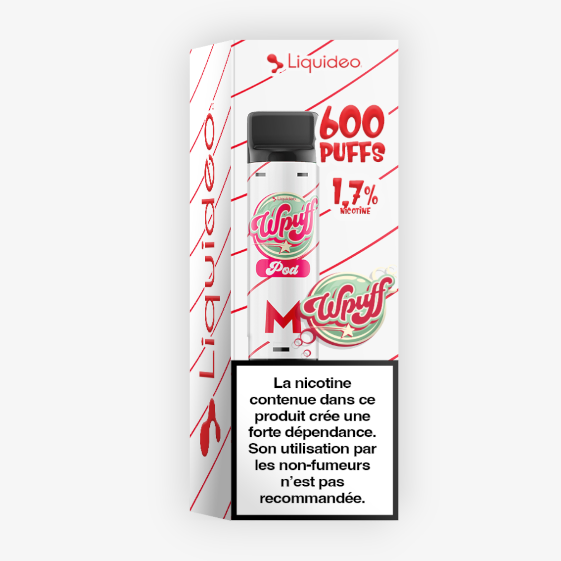 Cartouche Wpuff M 2ml 1.7% Liquideo | Vapoter.fr